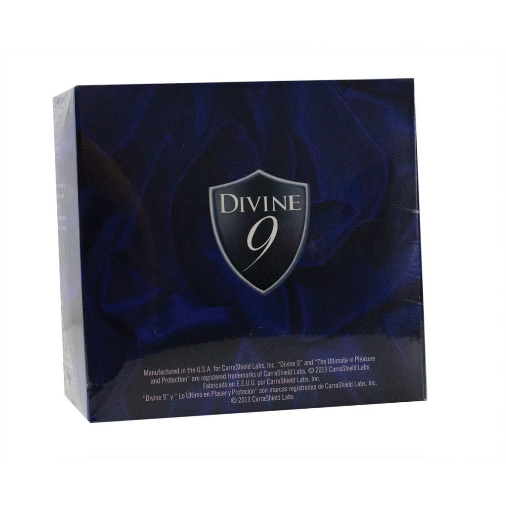 CarraShield Labs Divine 9 Lubricant 10ml - 50 Packet Display - SutraVibes